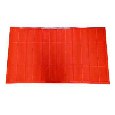 China Orange Polyurethane Screen 0.3mm Aperture 1040x700mm High Wear Resistance for Fine Screening for sale
