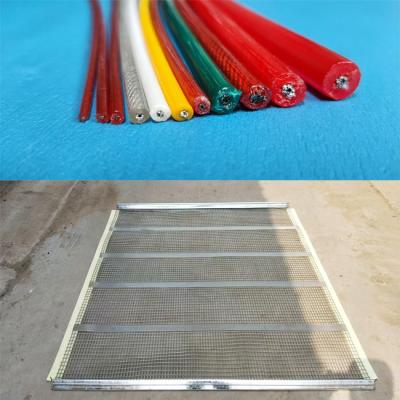 China 3x5mm Polyurethane Screen Mesh with Stainless Steel Wire Reinforced for Quarry Screening for sale