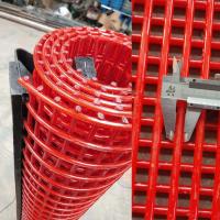 China Industrial Grade 2.5mm Steel Wire PU Coated Tufflex Screen 1x6mm Aperture Anti Blinding for sale