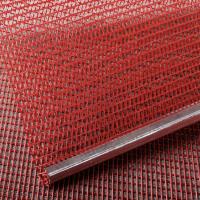 China Abrasion Resistant Polyurethane Coated Steel Braided Wire Mesh Tufflex Screen 90 Shore A 3mm for sale
