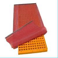 China Tufflex Mining Screen 3mm Square Holes Polyurethane Coated Anti Blinding for Quarry Screening for sale