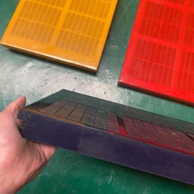 China Injection Molded Polyurethane Modular Screen Panel 30mm Thickness for High Wear Resistance for sale
