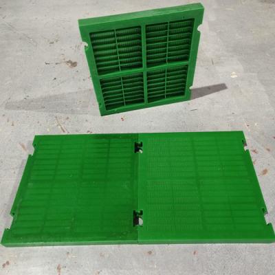 China Industrial Polyurethane Screen Panel 30mm 50mm Anti-Clogging for Ore Dewatering for sale