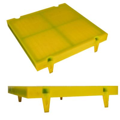 China Polyurethane Screen Panel 30mm 40mm 50mm High Wear Resistance Linear Vibrating for sale