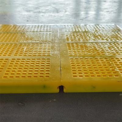 China Polyurethane Screen Mesh 2x2 Mesh Size High Wear Resistance for Quarry Screening 30-50mm Thickness for sale