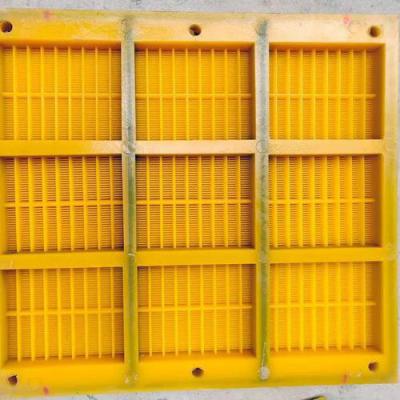 China Polyurethane Screen Mesh 10mm-30mm Thickness 85 Shore A Hardness for Mining Dewatering for sale