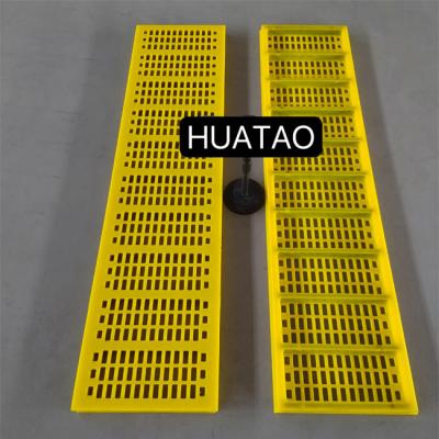China WS85 Polyurethane Dewatering Screen Panel 305x610mm Anti-Clogging Tapered Apertures Modular Design for sale