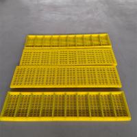 China WS85 PU Screen Panel 12''×24'' Modular Polyurethane Panel System with High-Elasticity MDI Material for Vibrating Screen for sale