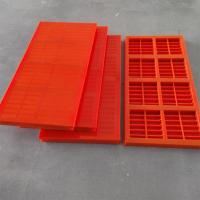 China WS85 PU Tension Screen Mesh Corrosion Oil Resistant 0.1-2.5mm Slot for Mining Dewatering for sale