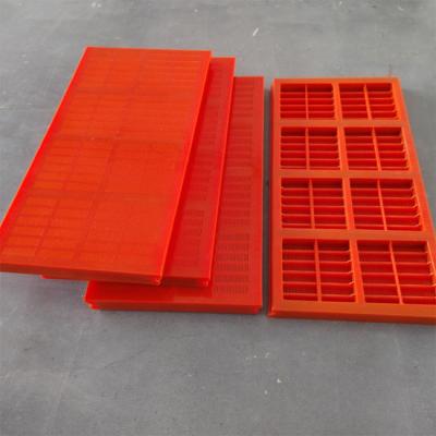 China WS85 PU Tension Screen Mesh Corrosion Oil Resistant 0.1-2.5mm Slot for Mining Dewatering for sale