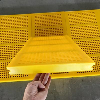 China WS85 Structure Polyurethane Screen Plate with MDI Material and Anti-Blocking Surface for Mining and Quarry Screening for sale