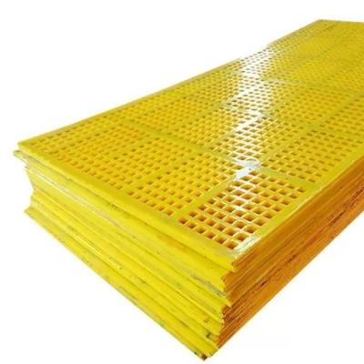 China 30mm Thickness Polyurethane Tensioned Screen Mat for Mining 1.5mm Wire Diameter for sale