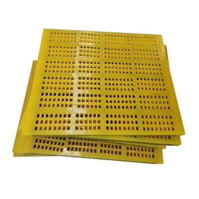 China 30mm Polyurethane Tensioned Screen Mat Self-Cleaning Holes Mining Ore Classification Wear Resistant for sale