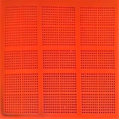China 30mm Polyurethane Screen Mat High Wear Resistance for Copper Ore Mining Vibrating Screen for sale