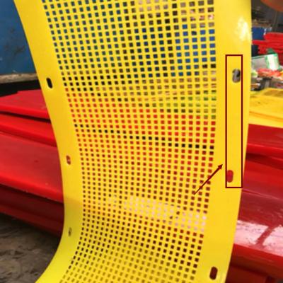 China Polyurethane Flip-Flop Screen Panel 12mm Holes 8mm Thickness Anti-Clogging Construction Material Screening for sale