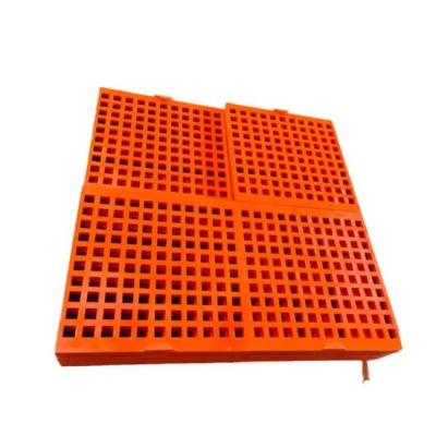 China 40mm Polyurethane Screen Mat 1.5mm Wire Diameter High Wear Resistance Mining Dewatering for sale