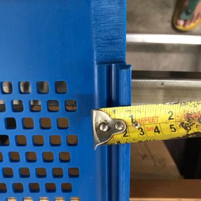 China Polyurethane Flip-Flop Screen Mesh 1m Width 60 Shore Hardness Self-Cleaning Abrasion Resistant for Wet Ore Separation for sale