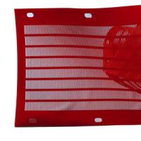 China Polyurethane Flip-Flop Screen Panel 8mm Holes Self-Cleaning for Construction Slag Screening for sale