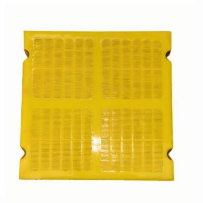 China 30mm Thick Polyurethane Screen Mat Self-Cleaning Apertures Mining Bauxite Screening Wear Resistant for sale