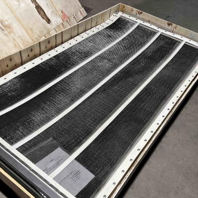 China 316SS Stainless Steel Grommet Screen with PU Strip for Rotex Separators 30% Larger Open Area for sale