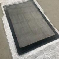 China 230 Count Stainless Steel Fine-Mesh Bolting Cloth with Canvas Edge for Rotex Screens 74 Micron for sale