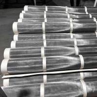 China HUATAO 304 Stainless Steel Grommet Screen 14-230 Mesh Black PU-Strip for Rotex Separators for sale