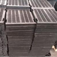 China Adjustable Hole High-wear Rubber Screen Panel with Modular Design for Mining Vibrating Screens for sale