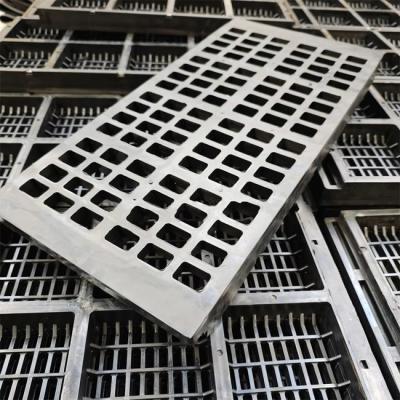 China SELM Type Flexible Edge Rubber Screen Panel 20x5mm Opening High Wear Rubber Steel Frame for Mining for sale