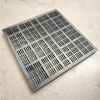China 30x8mm Rubber Screen Panel High Wear Rubber Steel Frame Mining Vibrating Screens 610x305mm for sale