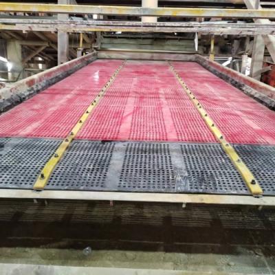 China High-Wear Rubber Steel Frame Anti-Blocking Screen Panel 40x10mm for Mining Vibrating Screens for sale