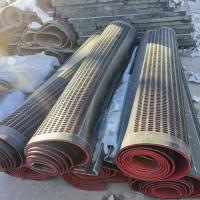 China 1.25m Rubber Screen Panel 6mm Thickness for Wet Coal Screening Imported Thai Rubber for sale