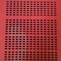 China 1m Anti-Clog Rubber Screen Panel 4mm Round Holes 5x Longer Lifespan Hook Installation for sale