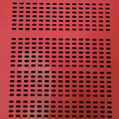 China 1m Anti-Clog Rubber Screen Panel 4mm Round Holes 5x Longer Lifespan Hook Installation for sale