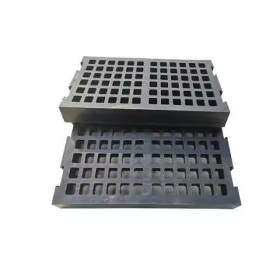 China 70 Shore Hardness Rubber Screen Panels 305x305mm Steel Frame Dewatering ISO 14001 for sale