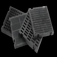 China HUATAO 25mm Rubber Screen Panel 40-60 Shore A Abrasion Resistant Mining Screen for sale