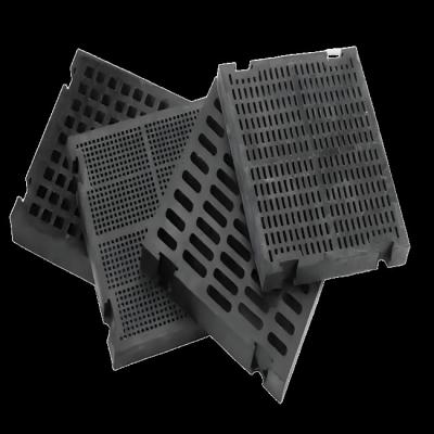 China HUATAO 25mm Rubber Screen Panel 40-60 Shore A Abrasion Resistant Mining Screen for sale