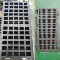 China HUATAO 30mm Thick 305×305mm Rubber Screen Panel Shore Hardness 40-60 Anti-Clogging for Coal Dewatering for sale