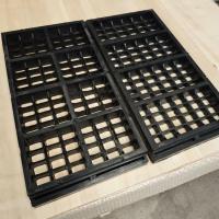 China HUATAO 305x305mm Rubber Screen Panel 40 Shore Hardness 50mm Thick for Gold Recovery for sale