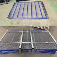 China Self-Cleaning Screen Mesh Stainless Steel 1-5mm Aperture Wrap Edge with PU Strip for Vibrating Screens for sale