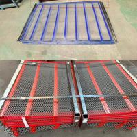 China Woven 610x610 Slotted Self-Cleaning Screen Mesh Stainless Steel PU Strip Anti-Clog Mining 1-5mm for sale