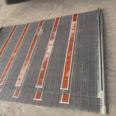 China Self Cleaning Screen Mesh 1-5mm Aperture Corrosion Resistant PU Strip Vibrating Screen for sale