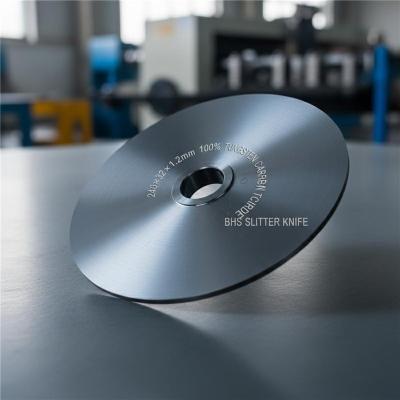 China 240x32x1.2mm 100% Tungsten Carbide Slitter Knife for BHS Slitting Machine for sale