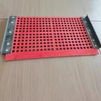 China High Anti-Abrasion Rubber Self-Cleaning Screen Mat 1m Width Round Aperture for Dry Screening for sale