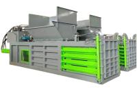 China Huatao 160 Ton Hydraulic Baler Machine for Waste Plastic Baling 1100mm Inlet for sale