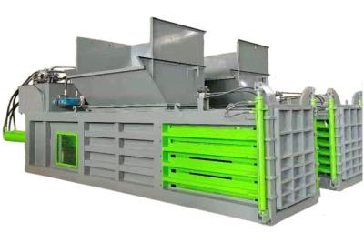 China Huatao 160 Ton Hydraulic Baler Machine for Waste Plastic Baling 1100mm Inlet for sale
