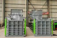 China Huatao 160 Ton Hydraulic Baler Machine for Waste Plastic Baling 1100mm Inlet for sale
