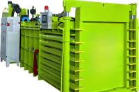 China Huatao 160 Ton Hydraulic Baler Machine for Waste Plastic Baling 1100mm Inlet for sale