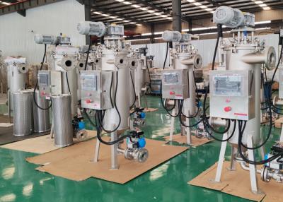 China Stainless Steel Scraper Self Cleaning Filter Housing 20 Micron 250mm Inner Dia for sale