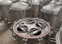 China SS304/316 Multi Bag Filter Housing 350mm-1200mm for Wine Filtration for sale