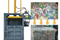 China Hydraulic Carton Compress Baler Packing Machine Vertical Baler Machine for sale